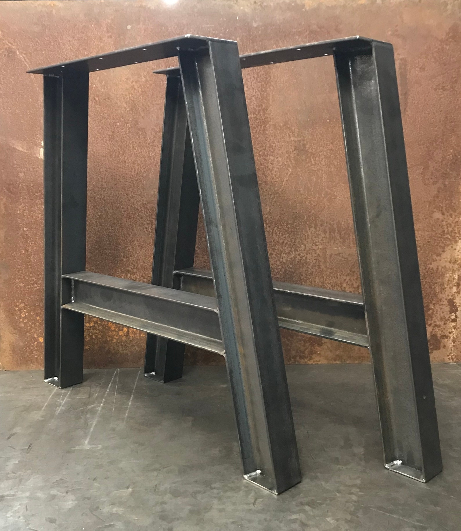 Metal Table Legs I-beam A set of 2 | Etsy