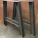 Metal Table Legs, I-beam A set of 2 - Etsy