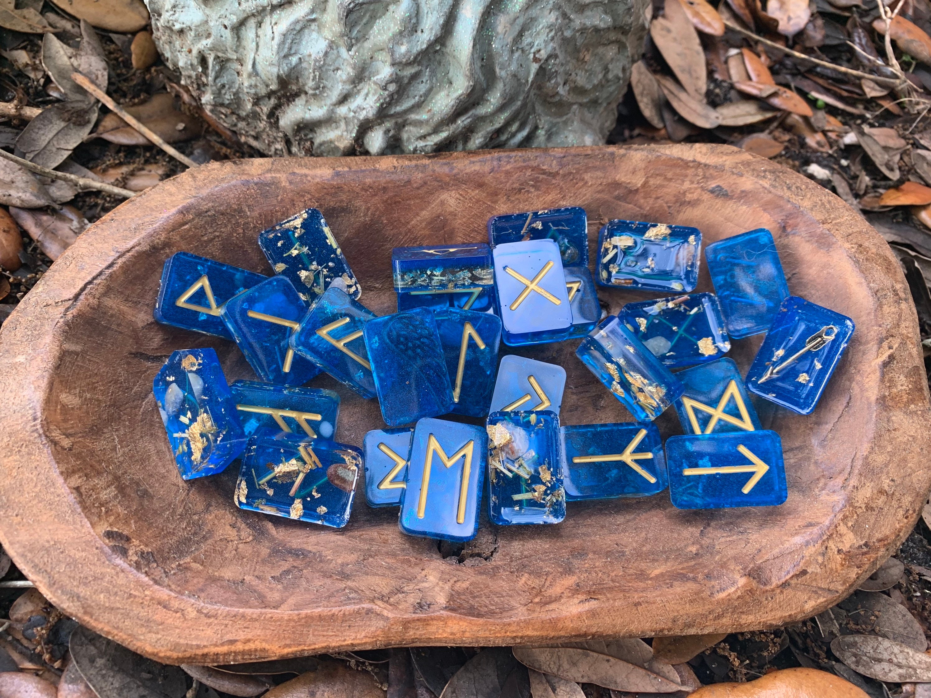 Valkyrie Elder Futhark Runes Valkyrie Inspired Resin Runes | Etsy