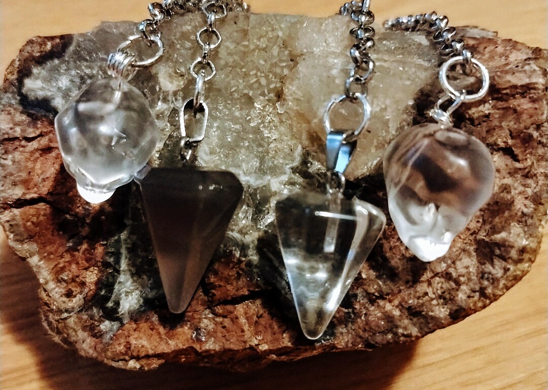 Crystal Skull Pendulums - Etsy