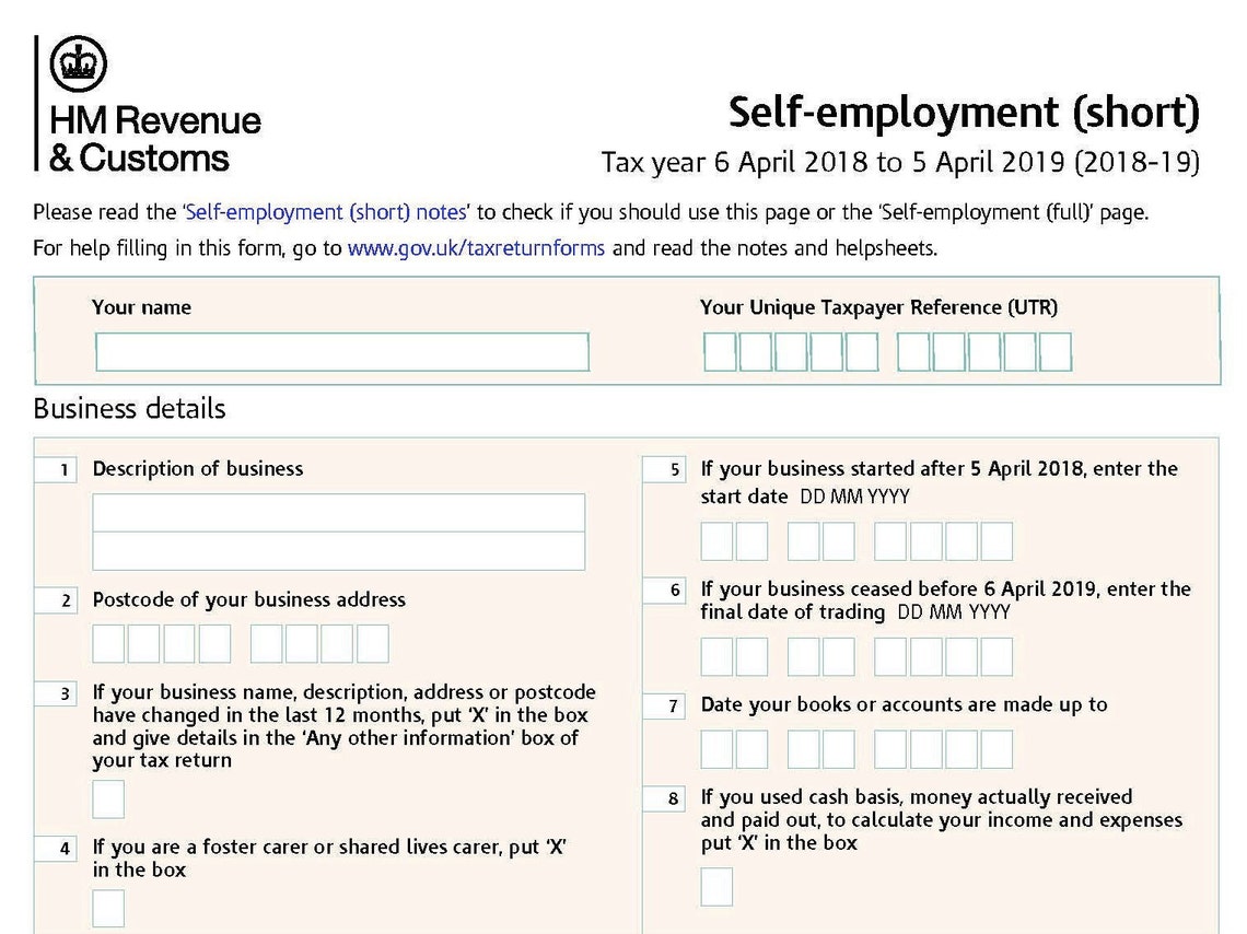 Easy UK Self Assessment Spreadsheet for Mac Self Employed - Etsy UK