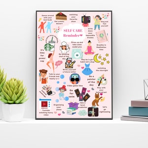 Self Care Starter Kit Wall Art,self Love Affirmation Poster,self Love ...