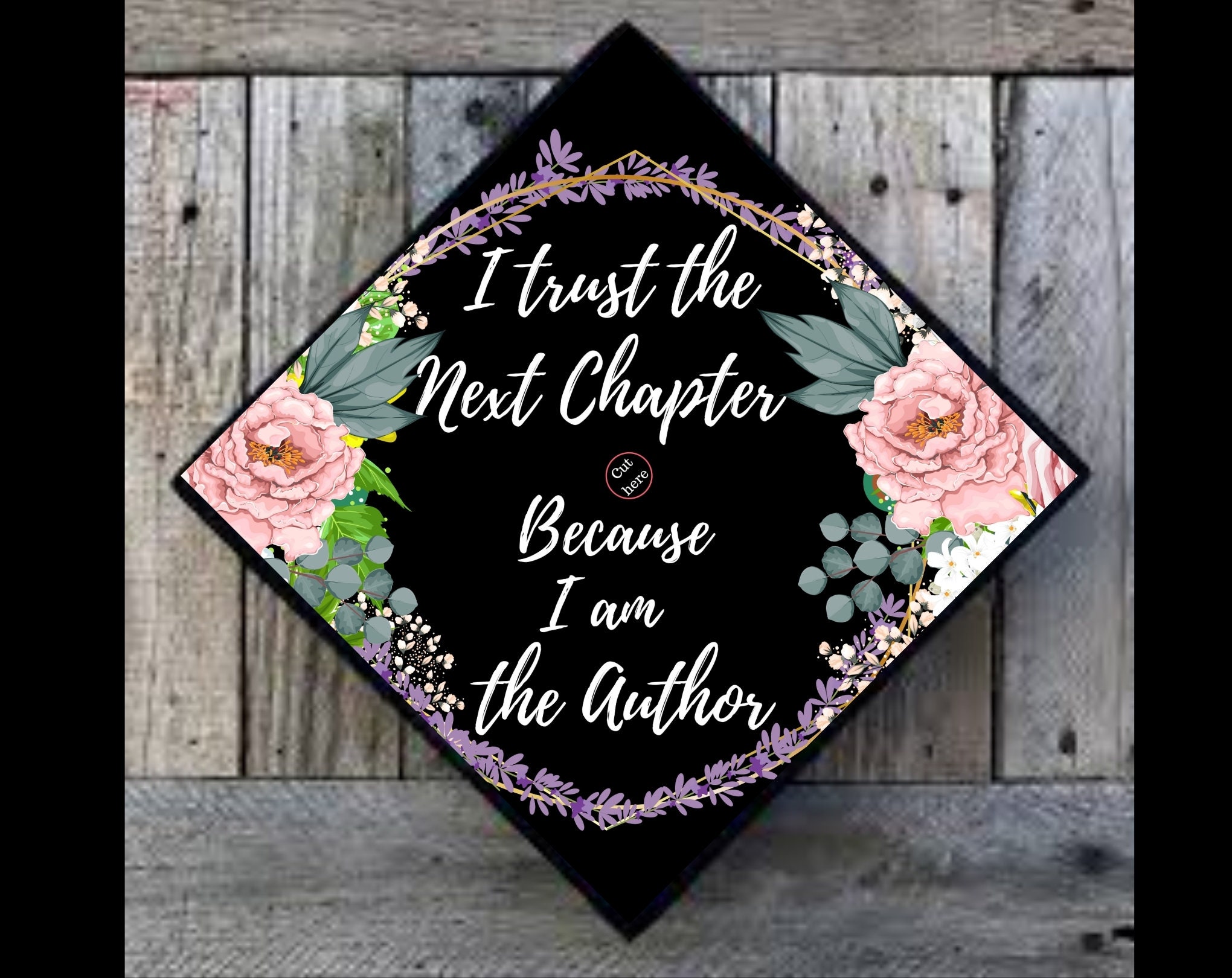 Graduation Cap Topper Printablediy Graduation Cap Topper - Etsy