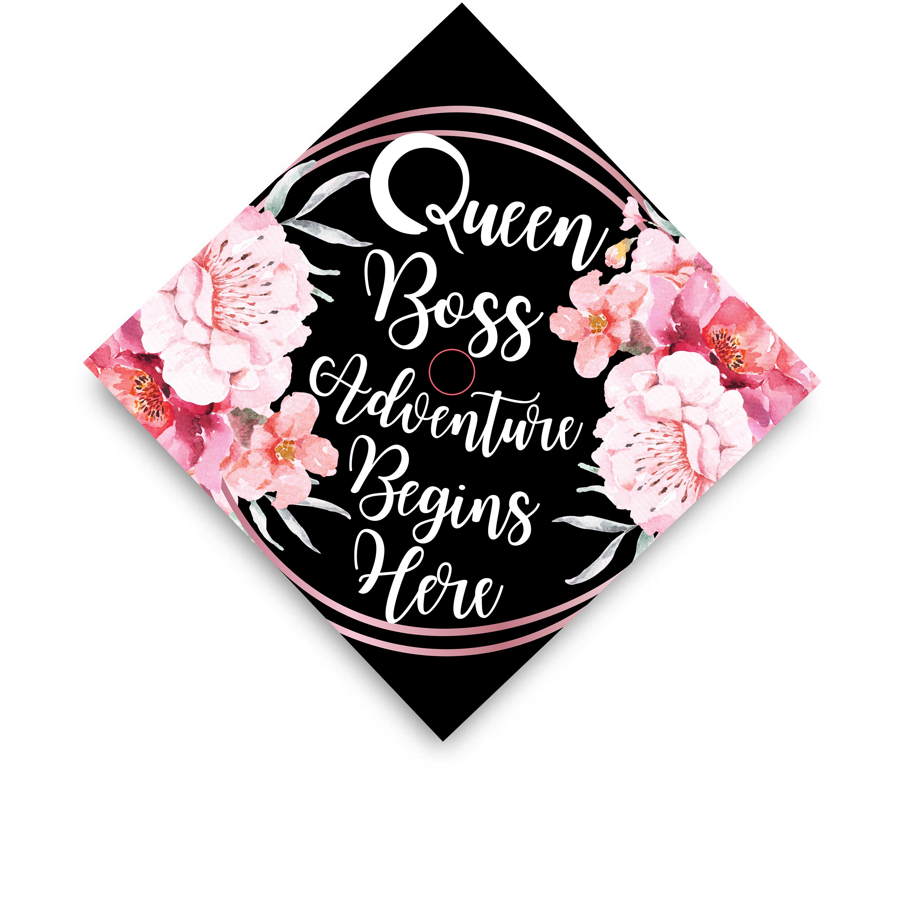 Graduation Cap Topper Printablequeen Bossdiy Graduation Cap Topper ...