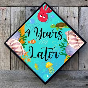 Graudation Cap Topper Printable{4 Years Later} DIY Graduation Cap,,star ...