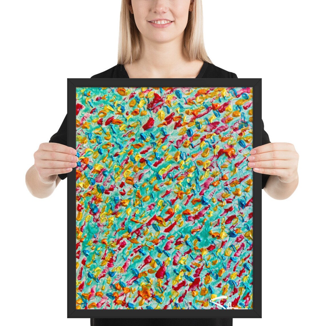 Choctaw Just Color Colors in Motion Framed Poster | Etsy