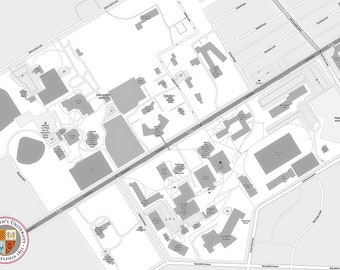 Saint Joseph's University Campus Poster Ft. Barbelin Hall, Mandeville ...