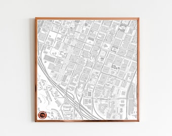 Louisiana State University Map | Etsy