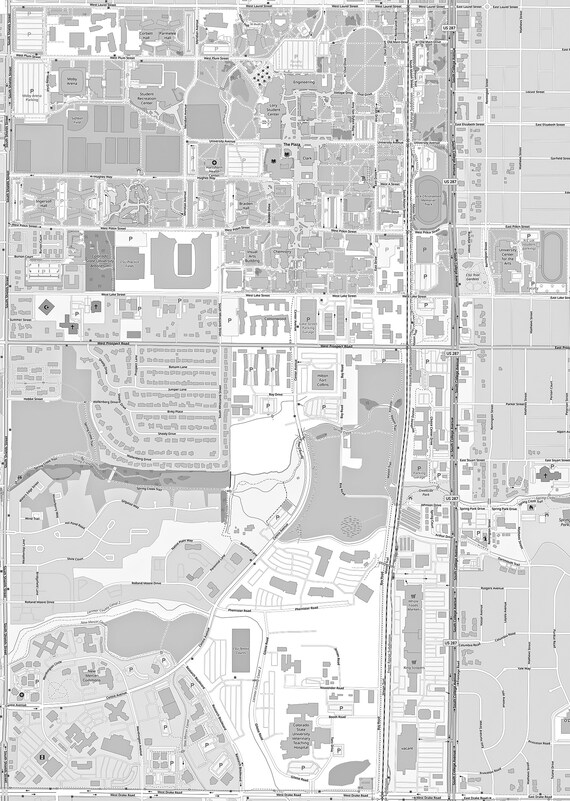 Western State Colorado University Campus Map Colorado State University