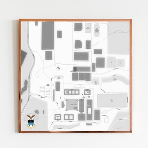 United States Air Force Academy Map - Etsy
