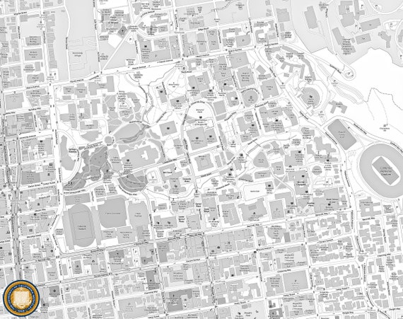 Mapa De La Universidad De Berkeley, California