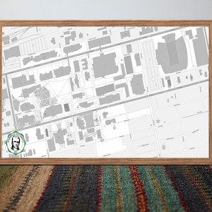 Marshall University Map - Etsy