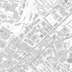 University of Pittsburgh Map - Etsy