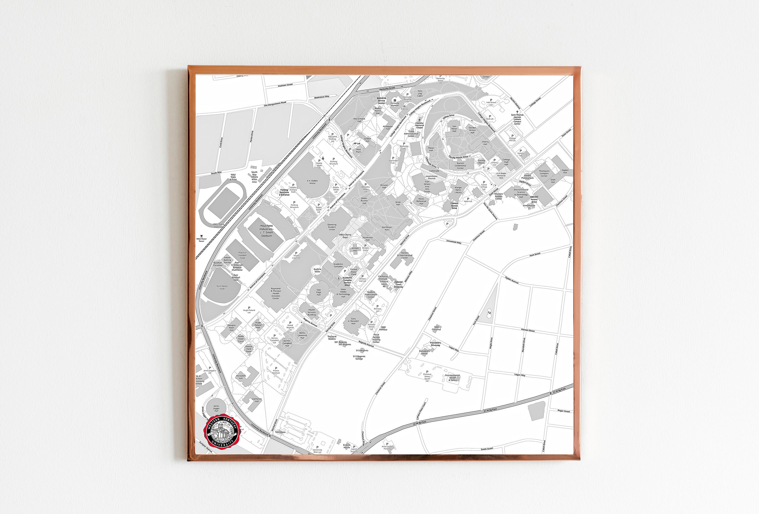 Western Kentucky University Campus Map - Map