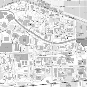 Michigan State University Map - Etsy