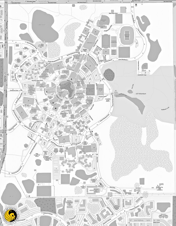Mapa De La Universidad De Florida Central