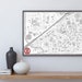 Texas Tech University Map - Etsy