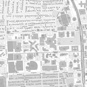 Old Dominion University Map - Etsy