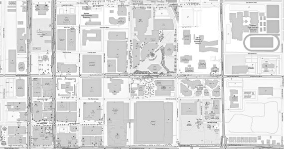 University Of Arizona Maps University Of Arizona Campus Map (2025