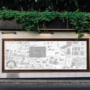 University of Wyoming Map - Etsy