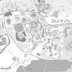 Clemson University Map - Etsy