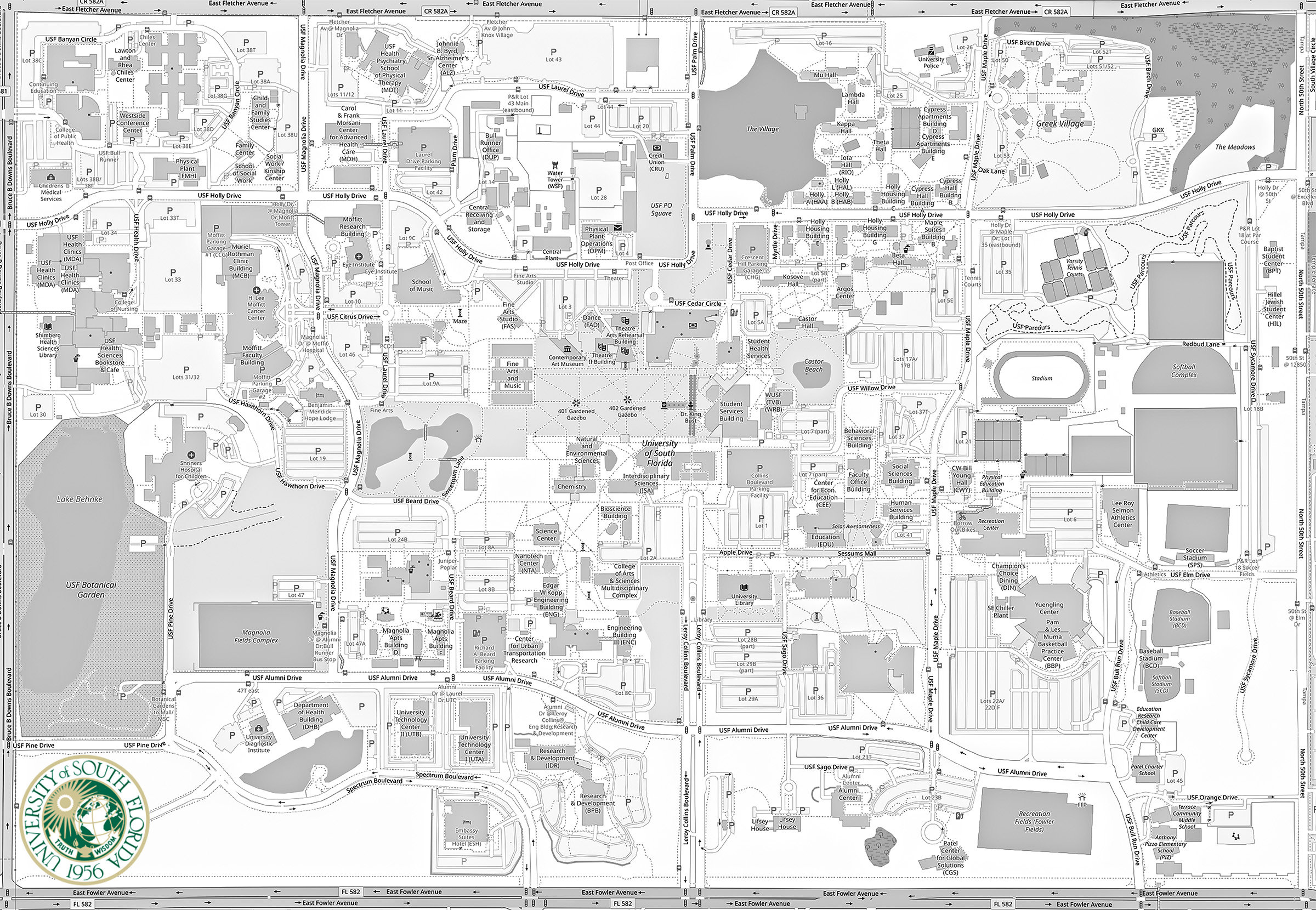 Usf Campus Map