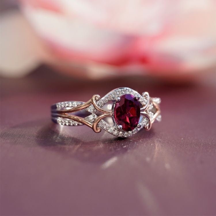 Enchanted Disney Mulan Live Action Red Ruby and 1.05 Ct Cubic | Etsy