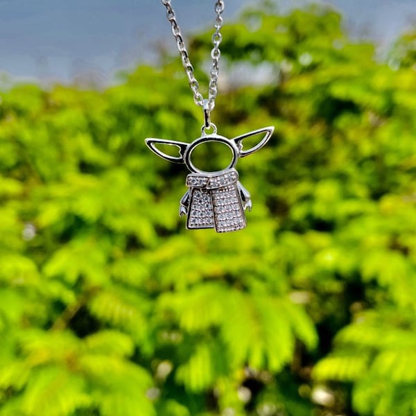 Grogu Necklace - Etsy
