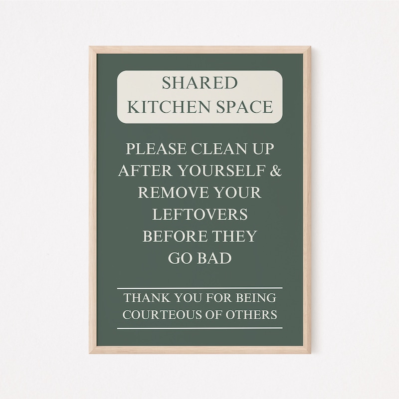 Clean Kitchen Posters - Etsy