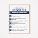 Office Kitchen Etiquette Poster: Printable Breakroom Rules (digital ...