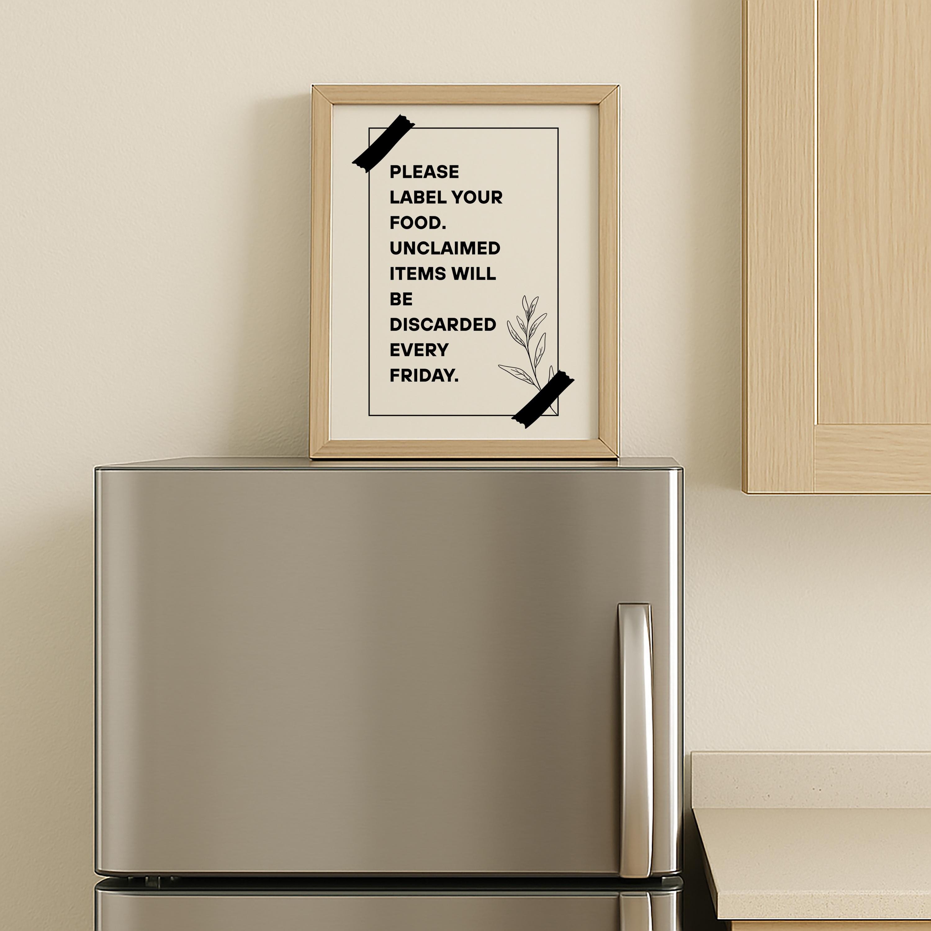 Office Kitchen Rules Poster Set: Professional Cleaning Signs (digital ...