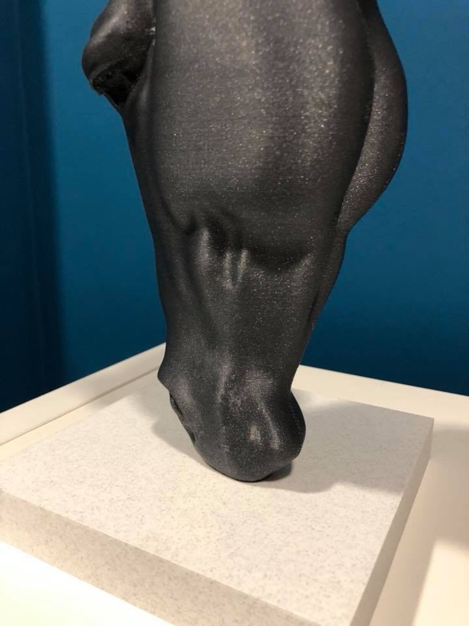 Statue Still Water Nic Fiddian-green Horse Head London 3d Printed Home ...