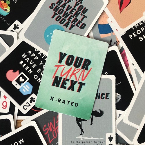 X-rated Card Drinking Game 'your Turn Next' - Etsy