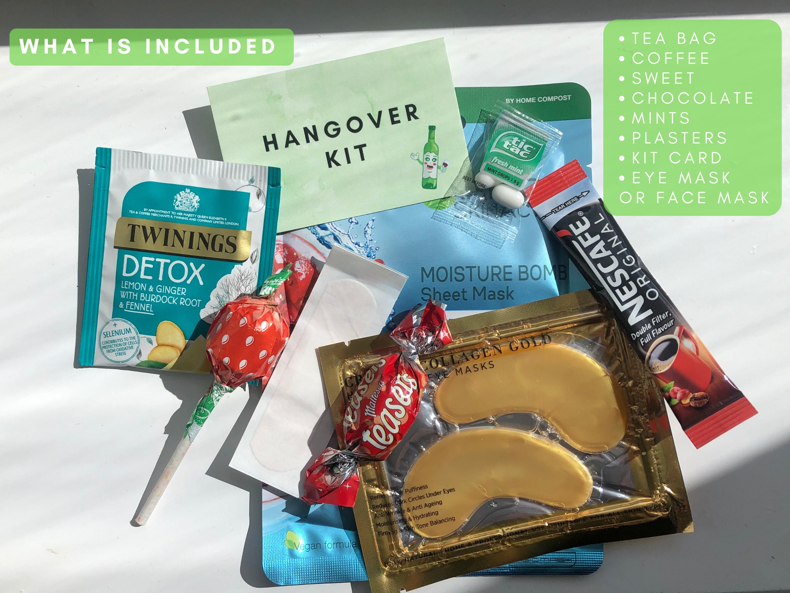 Hangover Kit: Pre-filled Party Favour Survival Kit | Recovery Kit - Etsy UK