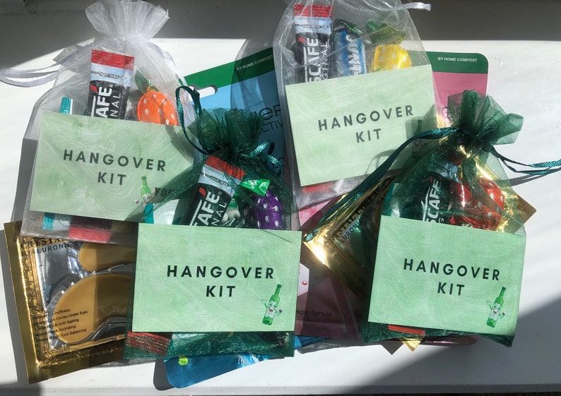 Hangover Kit pre Filled Party Favour Survival Kit Hen Do - Etsy UK