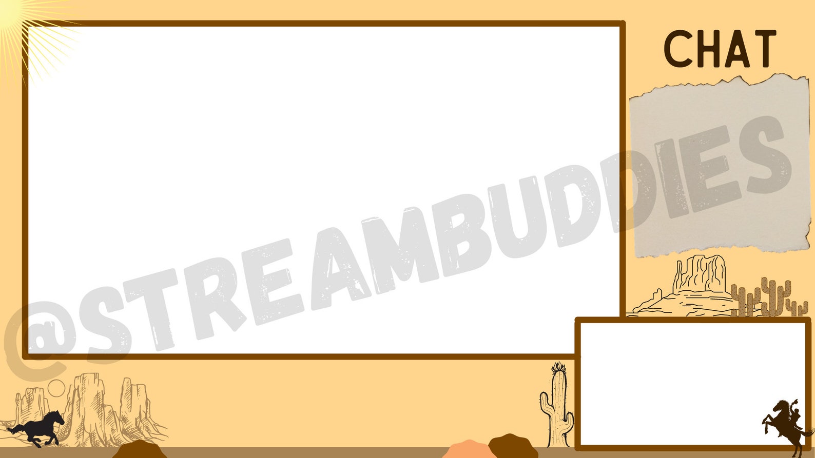 2x Western Themed Stream Overlays - Etsy