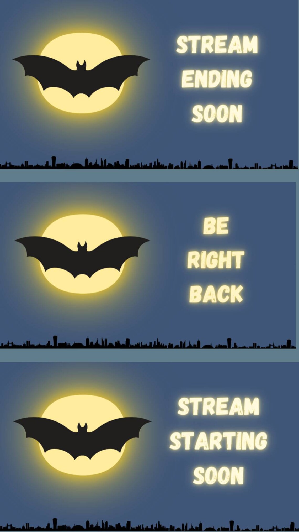 Batman Inspired Stream Package Animated Screens | Etsy