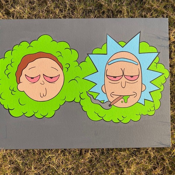 Rick and Morty Weed - Etsy