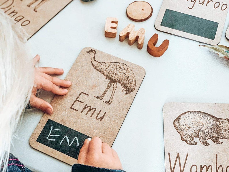 Australian Native Animal Flash Cards - Etsy Canada