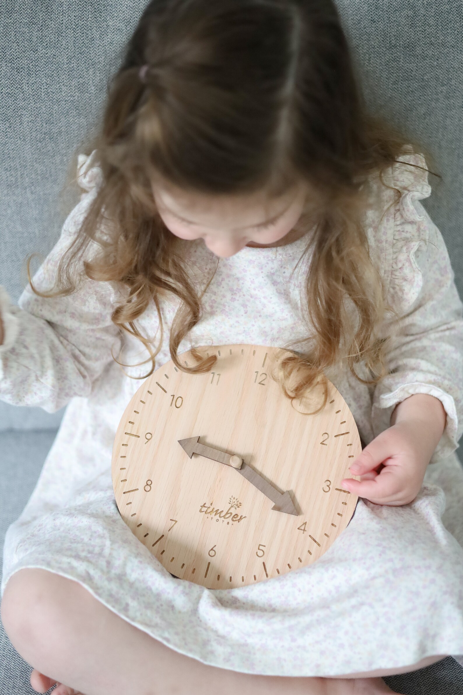 Montessori Timber Learning Clock - Etsy