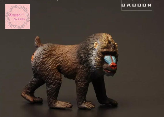 Fairy Garden Baboon Baboon Miniature Baboon Figurine Garden - Etsy
