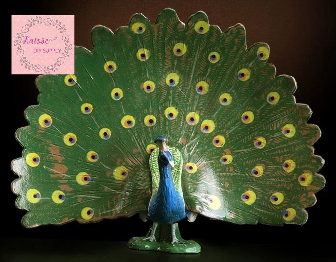 Fairy Garden Peacock Miniature , Peacock Miniature, Bird Figurine ...
