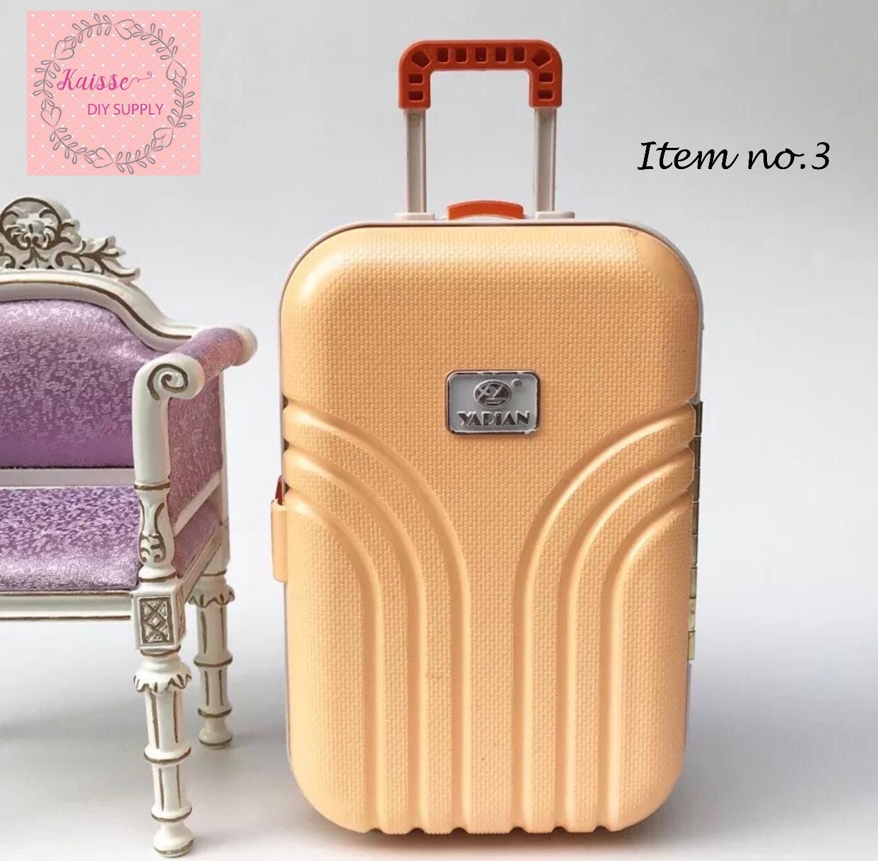 1:6 Dollhouse Luggage Luggage Miniature Luggage Miniature - Etsy