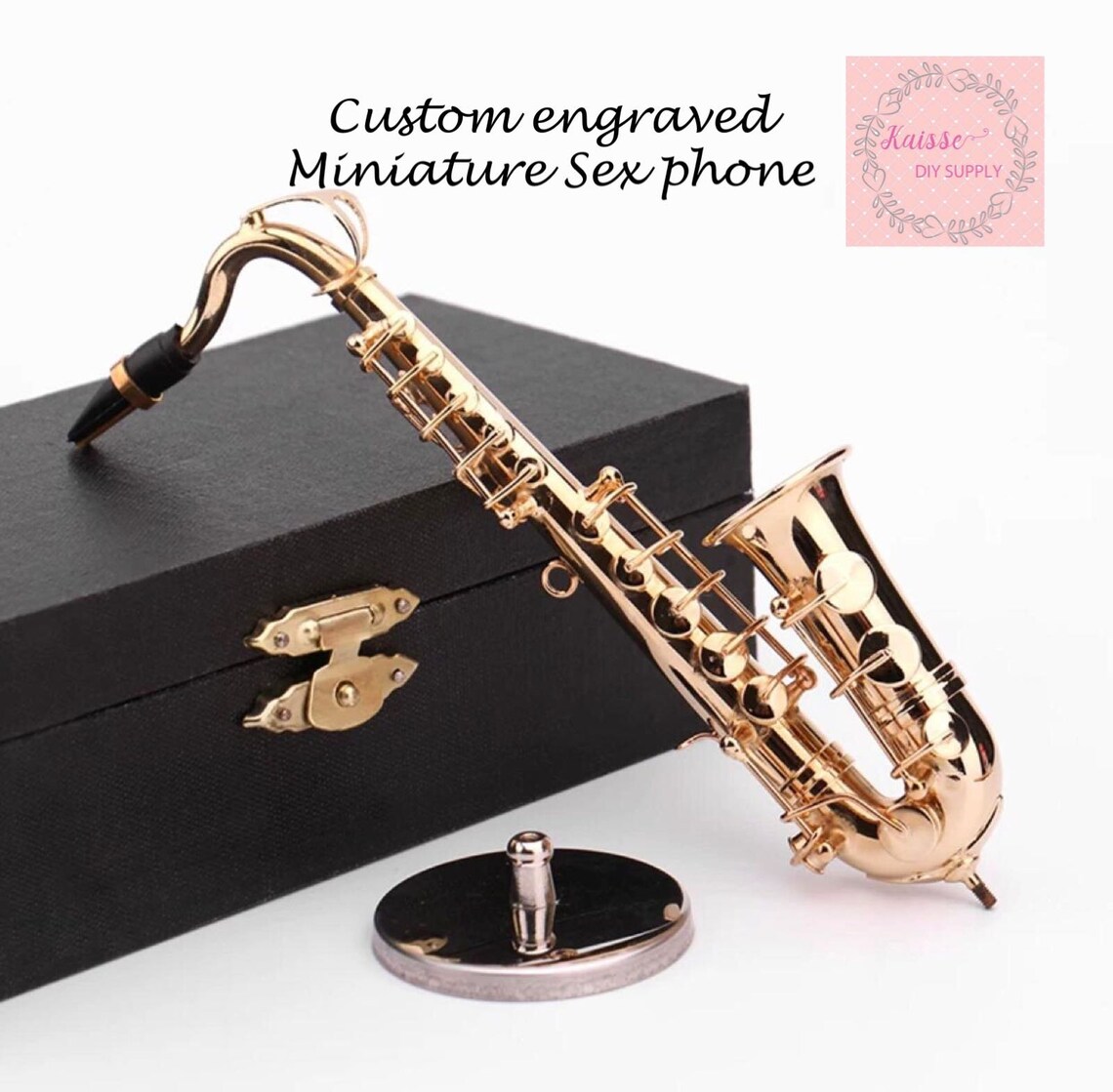Personalized Collectable Miniature Saxophone ,dollhouse Miniature ...