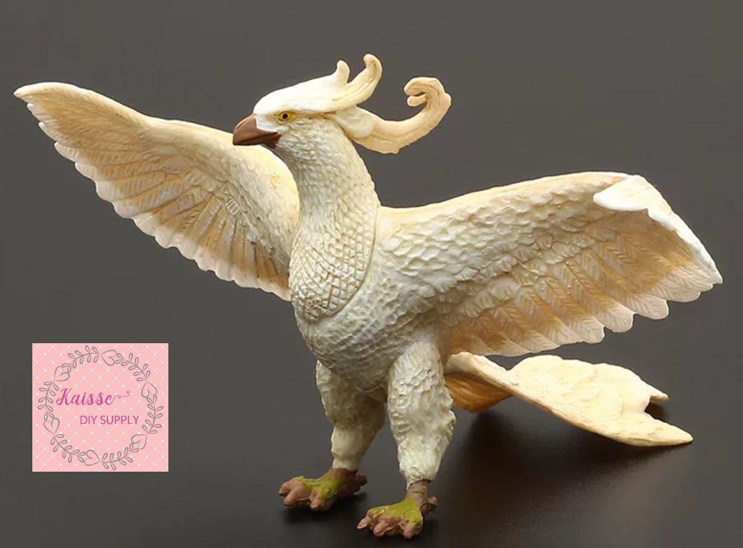 Fairy Garden White Phoenix Miniature , Phoenix Miniature, Bird Figurine ...