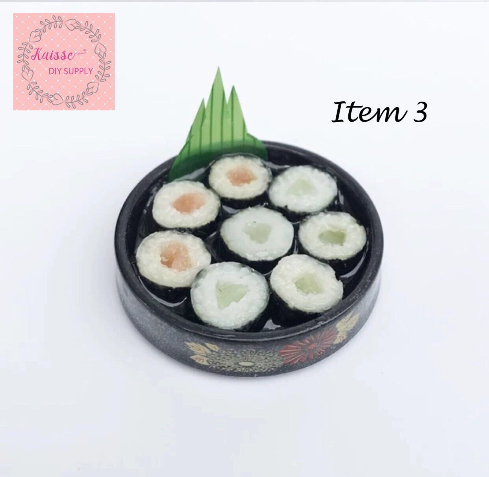 1:6 Dollhouse Food , Japanese Food Miniature , Sushi Miniature ...