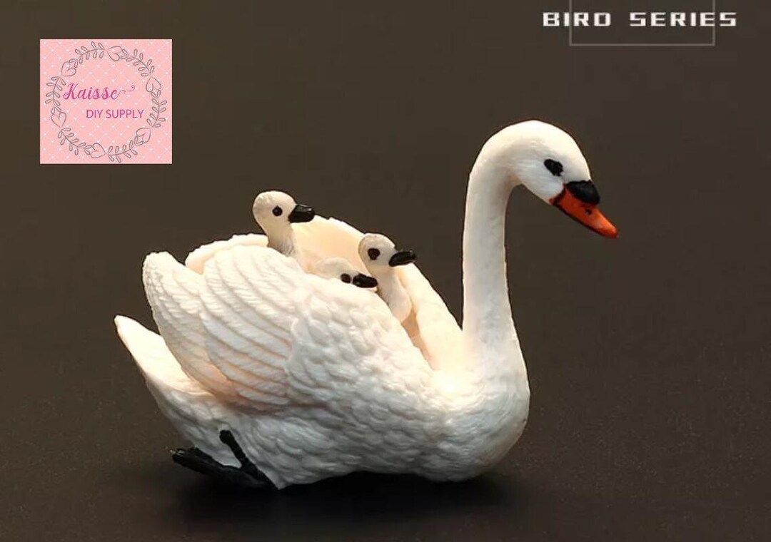 Fairy Garden Swan Miniature , Swan Miniature, Swan Figurine, Garden ...