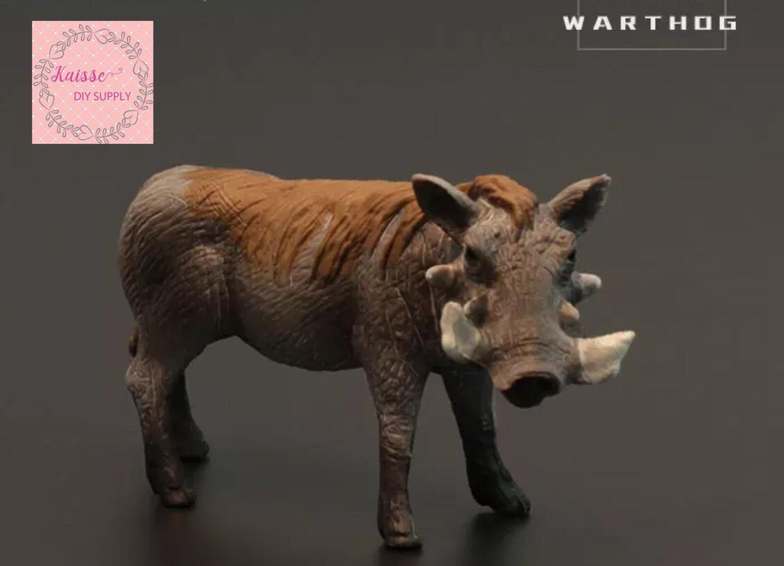 Fairy Garden Warthog, Warthog Miniature, Pig Figurine, Garden ...
