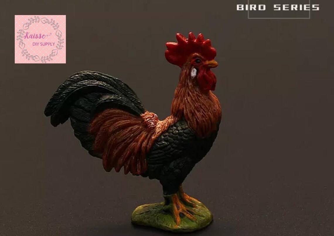 Fairy Garden Rooster Miniature , Rooster Miniature, Rooster Figurine ...
