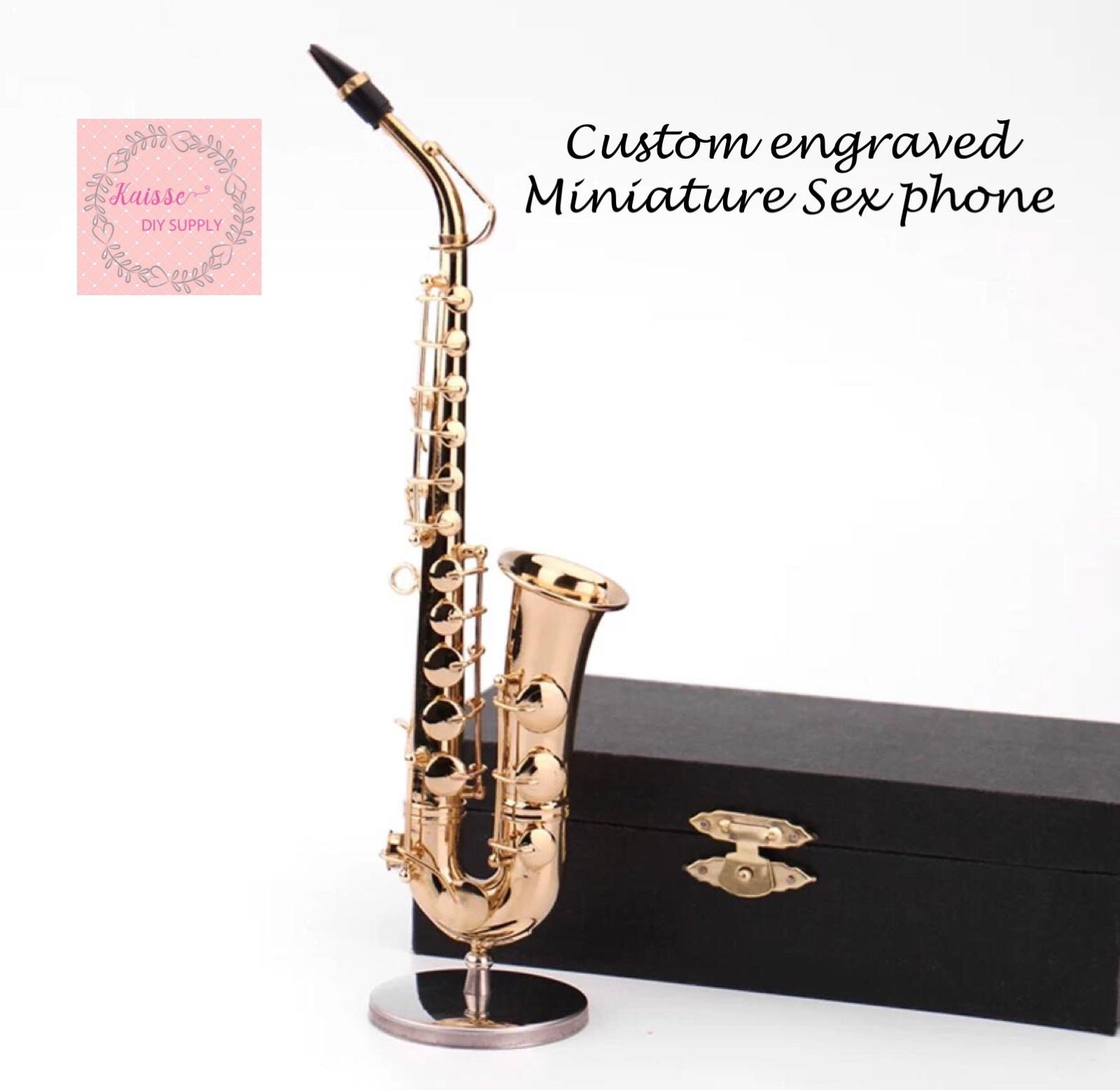 Personalized Collectable Miniature Saxophone ,dollhouse Miniature ...